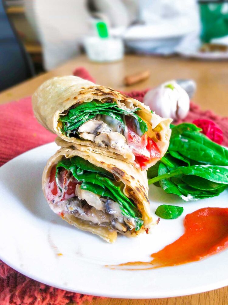 Mushroom Wrap – Get Set Vegan