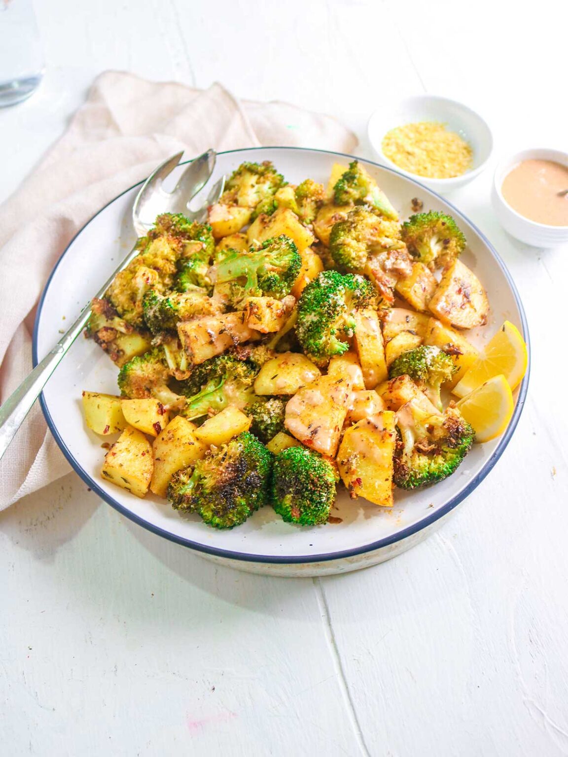 Roasted Broccoli And Potatoes – Get Set Vegan