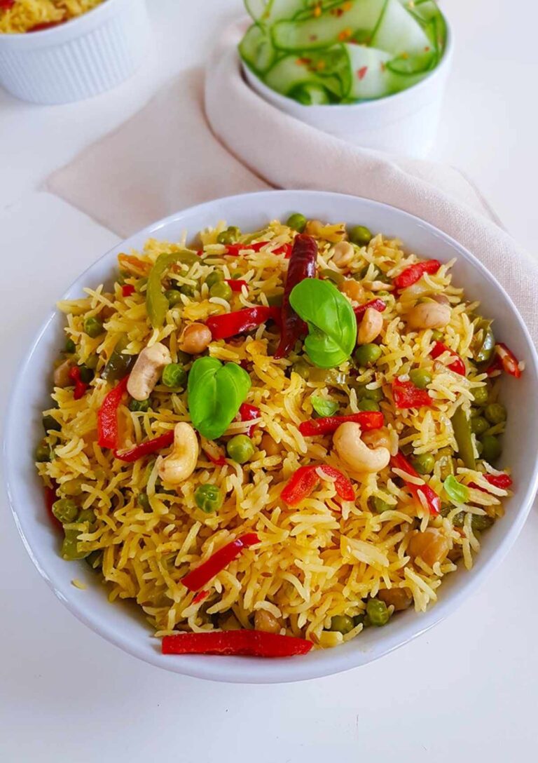 Spicy Vegetable Rice – Get Set Vegan