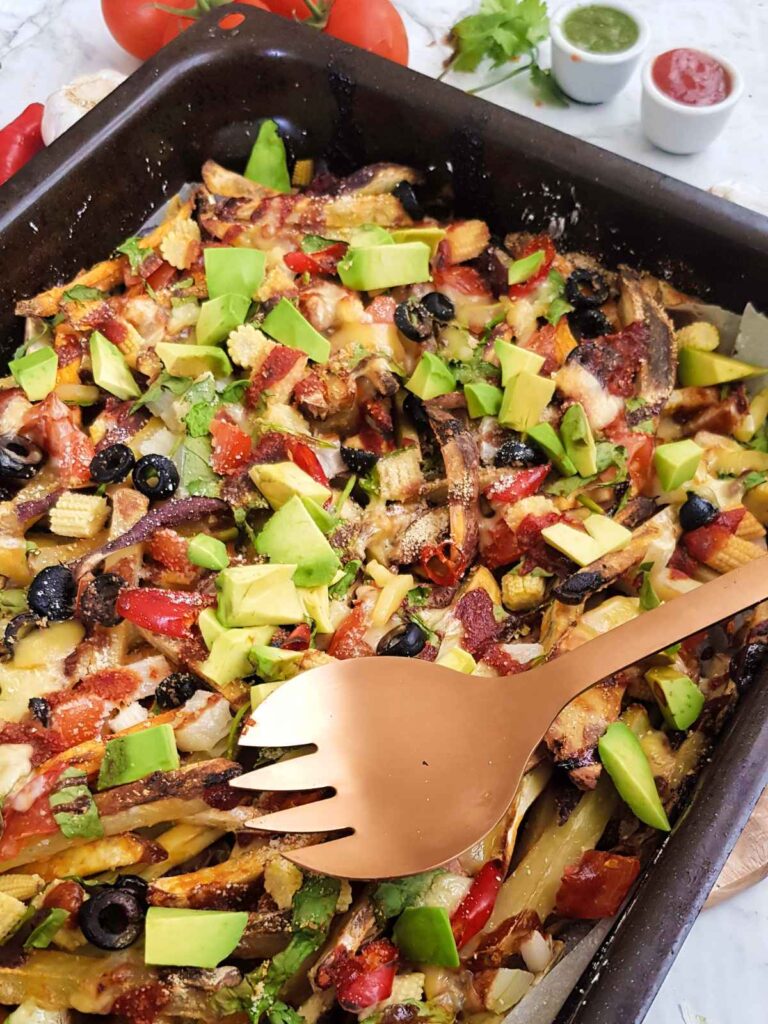 Vegan Loaded Fries – Get Set Vegan