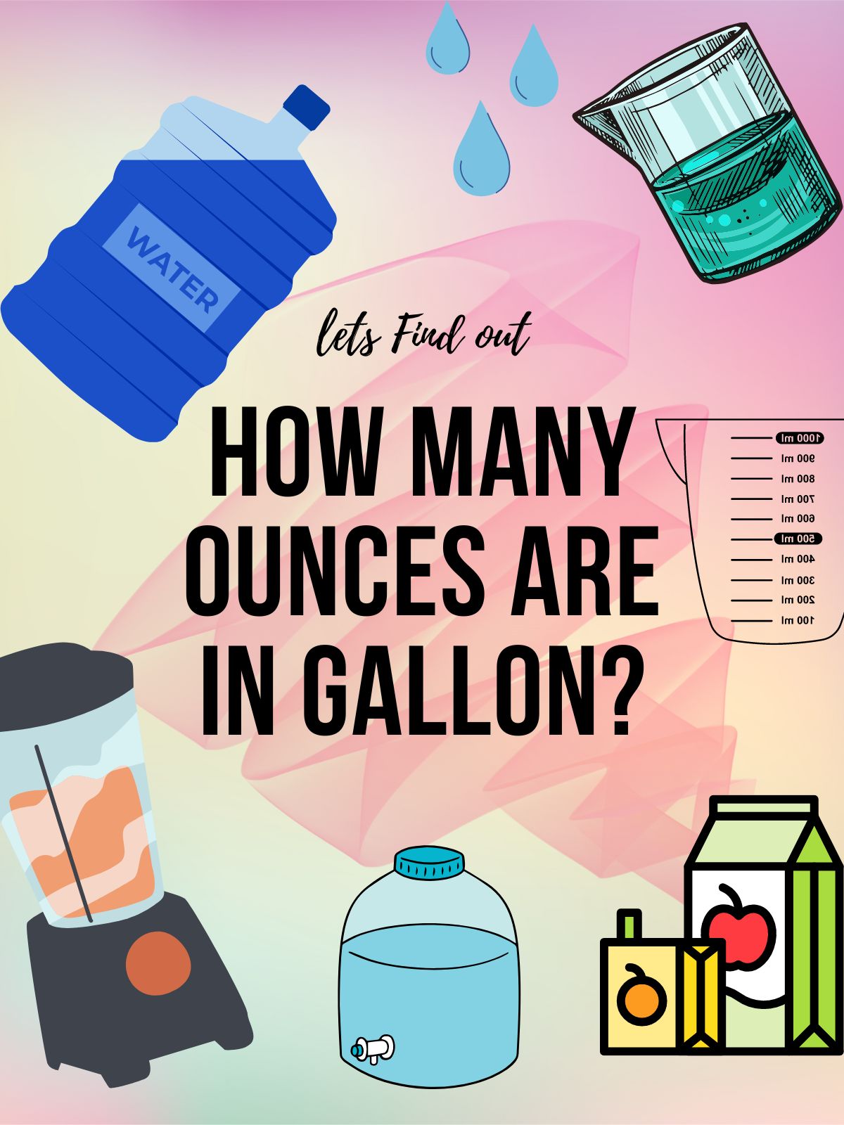 How Many Ounces In A Gallon Get Set Vegan