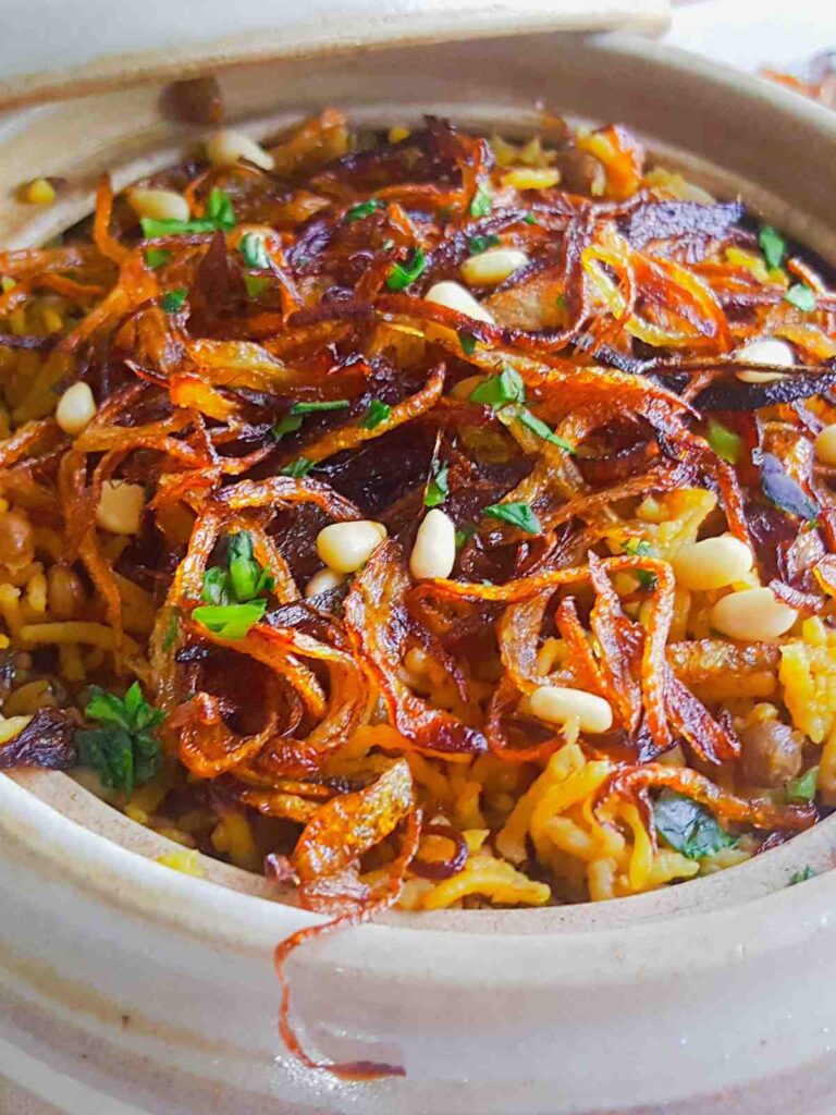 Mujadara or Mudardara Lebanese Lentils and Rice – Get Set Vegan