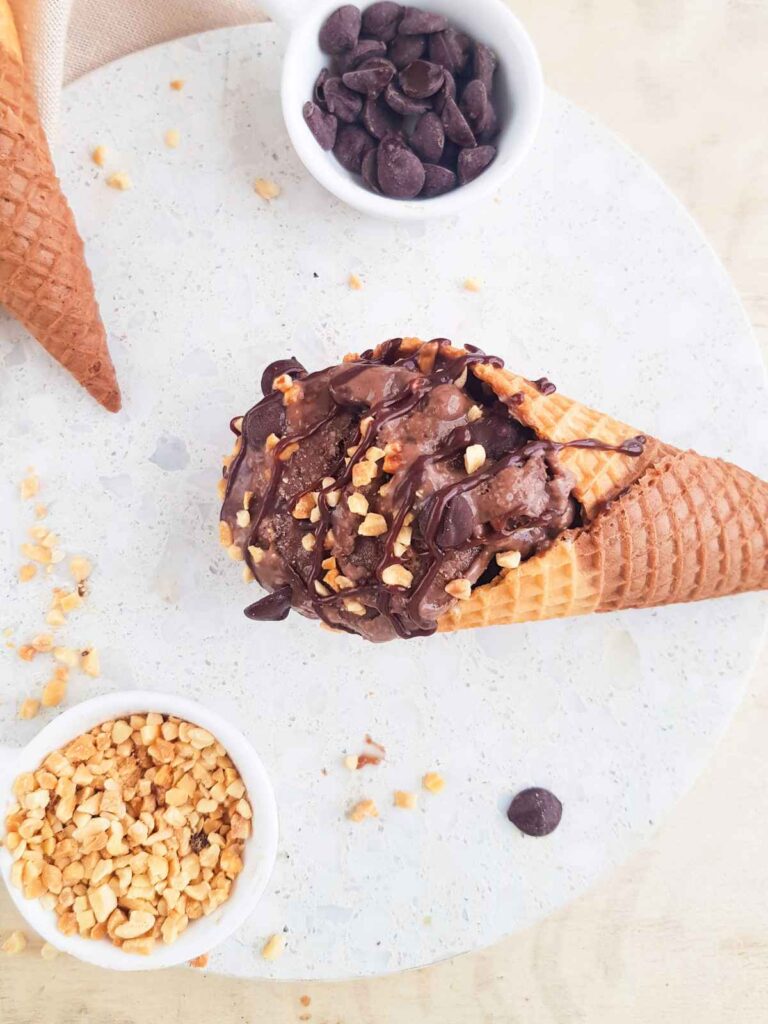 Chocolate Nice Cream – Get Set Vegan