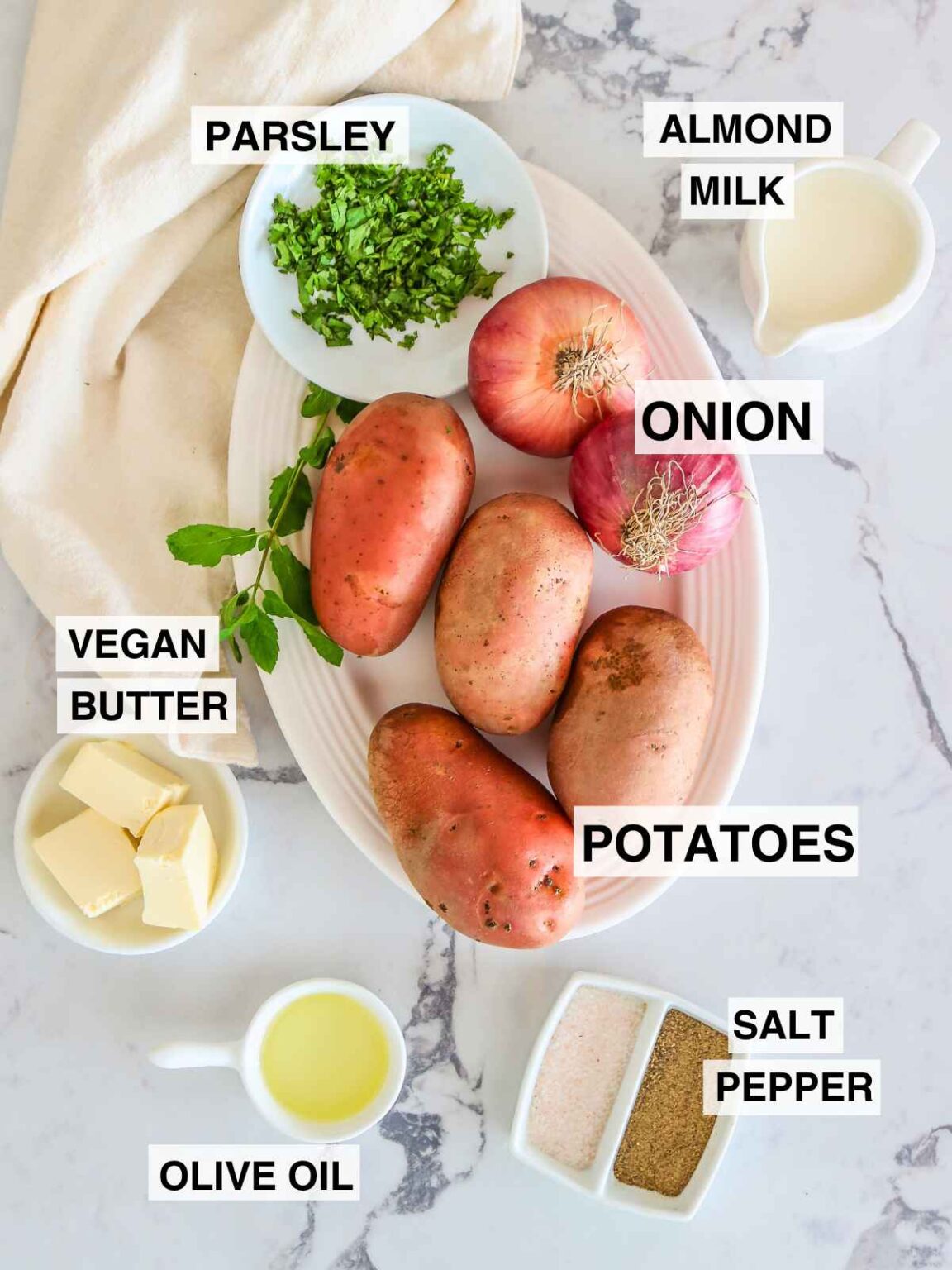 Caramelized Onions Mashed Potatoes – Get Set Vegan