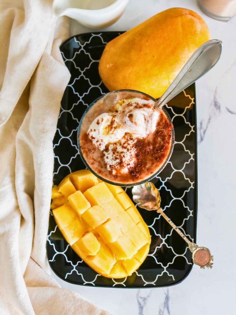 Chocolate Mango Smoothie – Get Set Vegan