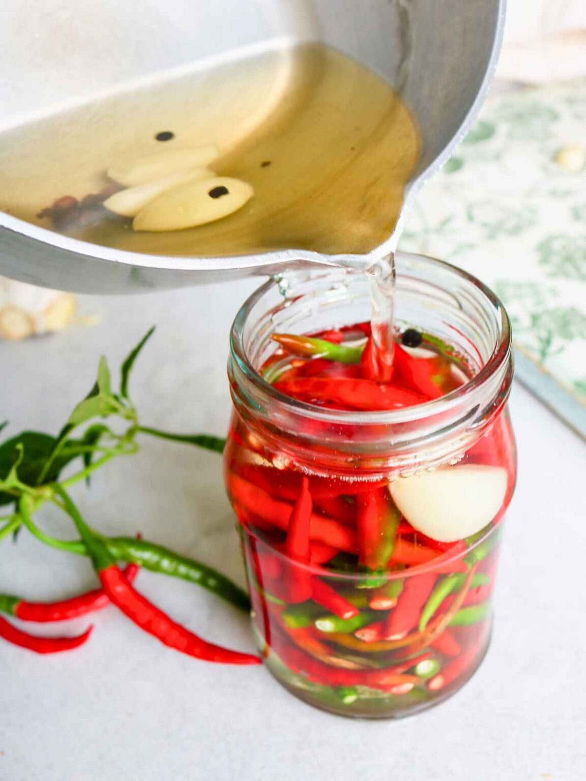 Pickled Chilli Peppers – Get Set Vegan